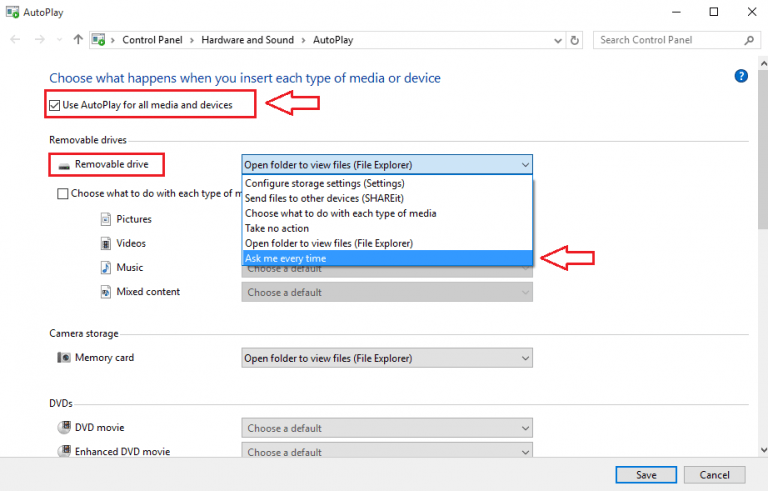 How to Configure AutoPlay in Windows 7 and 10