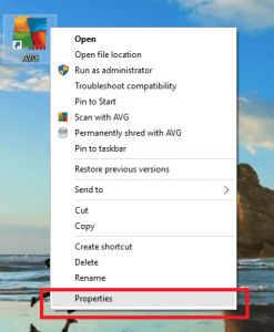 Use compatibility mode to run old software in windows 10