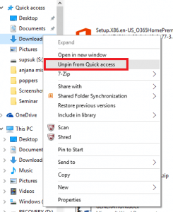 How To Customise the Quick Access Folder In Windows 10