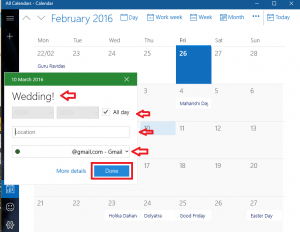 How to Integrate Google Calendar with Windows 10 / 11 Calendar App