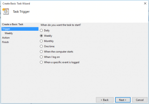 How to use task scheduler in Windows 10