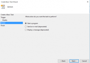 How to use task scheduler in Windows 10