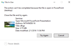 How to Delete Files (saying in use) on Windows 10