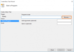 How to use task scheduler in Windows 10
