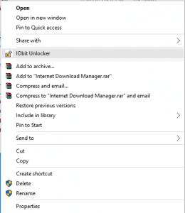 How to Delete Files (saying in use) on Windows 10