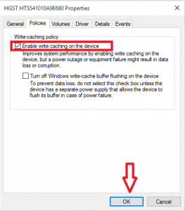 How To enable Write Caching in windows 10 To Enhance Performance