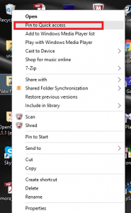 How To Customise the Quick Access Folder In Windows 10