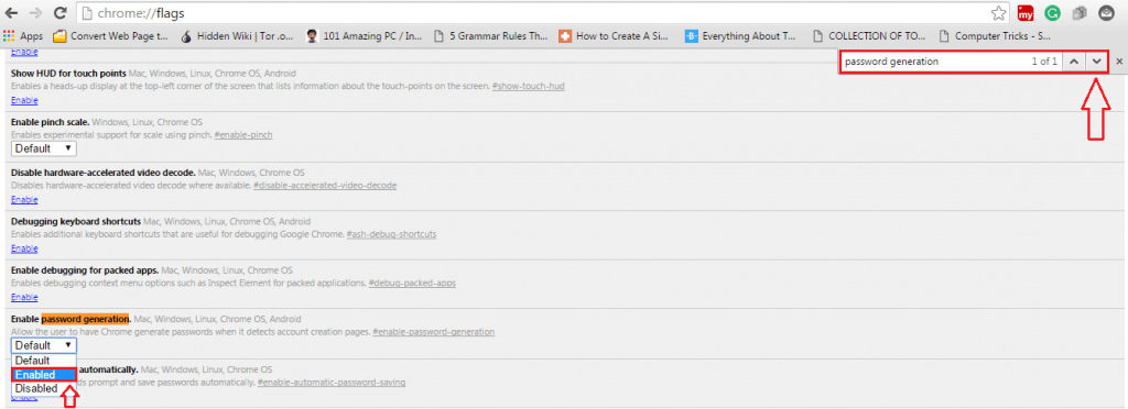 Generate strong passwords Using Chrome Password Generator