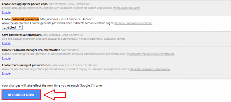 Generate strong passwords Using Chrome Password Generator