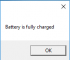 How To Get Battery Fully charged Notification In Windows 10