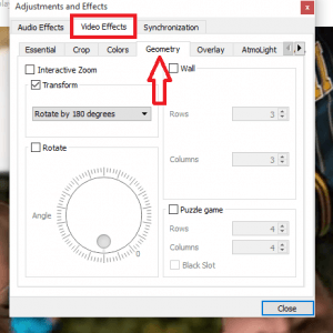 Fix Upside down Videos In VLC with this simple trick