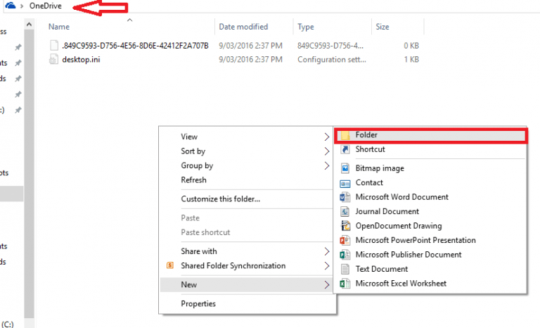 Backup Windows 10 PC Using OneDrive / Physical Storage