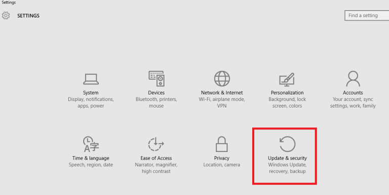 Backup Windows 10 PC Using OneDrive / Physical Storage