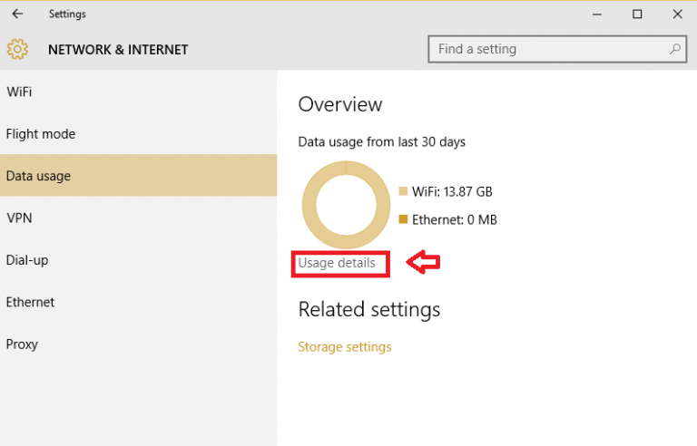 Monitor Network Usage In Windows 10 And track Your Data usage
