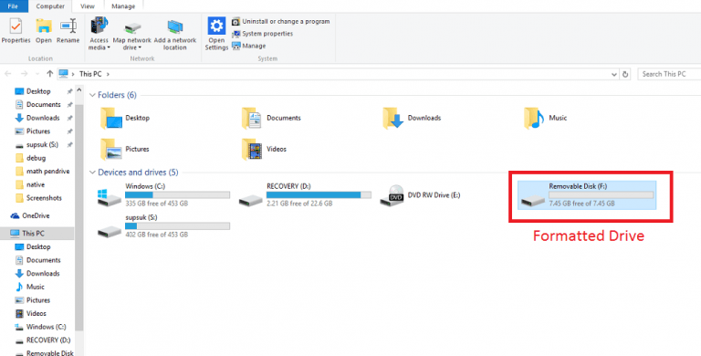 How To Format Pen Drives Using Command Prompt