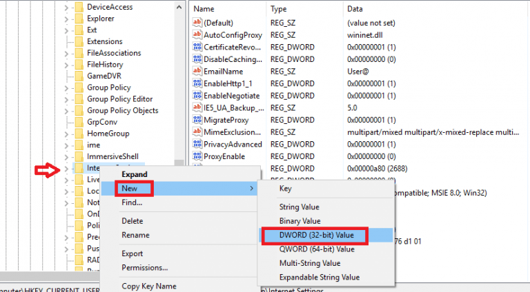 How to change Keep Alive time out in Internet Explorer 11