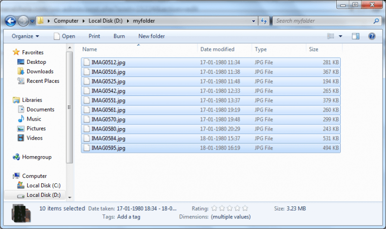 Batch rename Multiple files / Extensions at Once in Windows