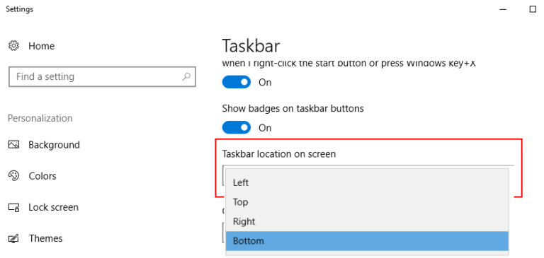 Five Useful Taskbar Customizations in Windows 10