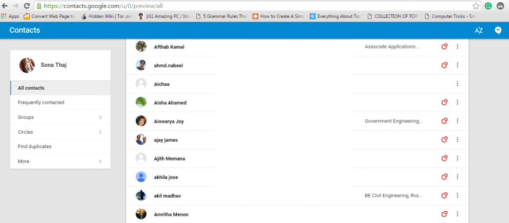 Backup Contacts on Your Android phone To Your Google Account