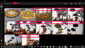Photos App Keyboard shortcuts for Windows 10