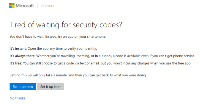 How to Enable two step verification windows 10