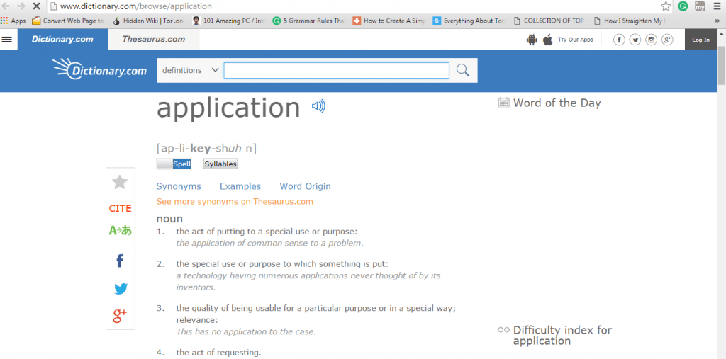 Find The Meanings Of Words in Adobe PDF Reader by dictionary.com