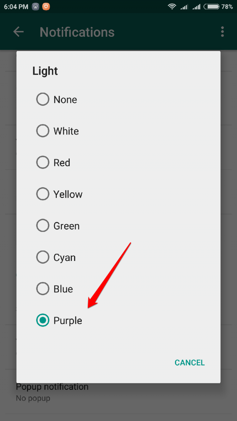 How To Set Customized LED Notifications For Whatsapp