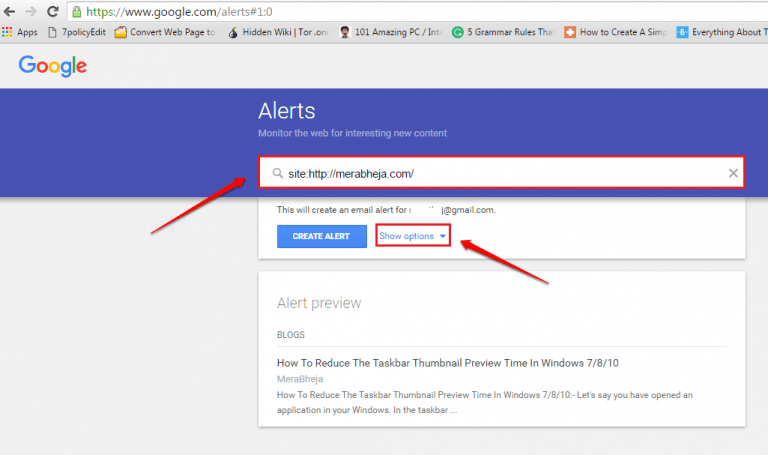 How To Create Google Alerts ! A Complete guide