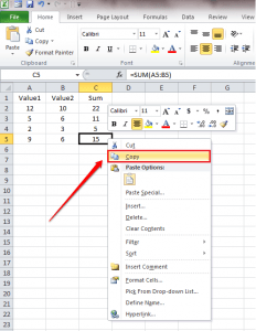 How To Copy/ Paste Values Without Including Formulae In Microsoft Excel