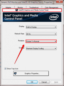 How To Fix Screen Upside Down Issue In Windows 10/8/7