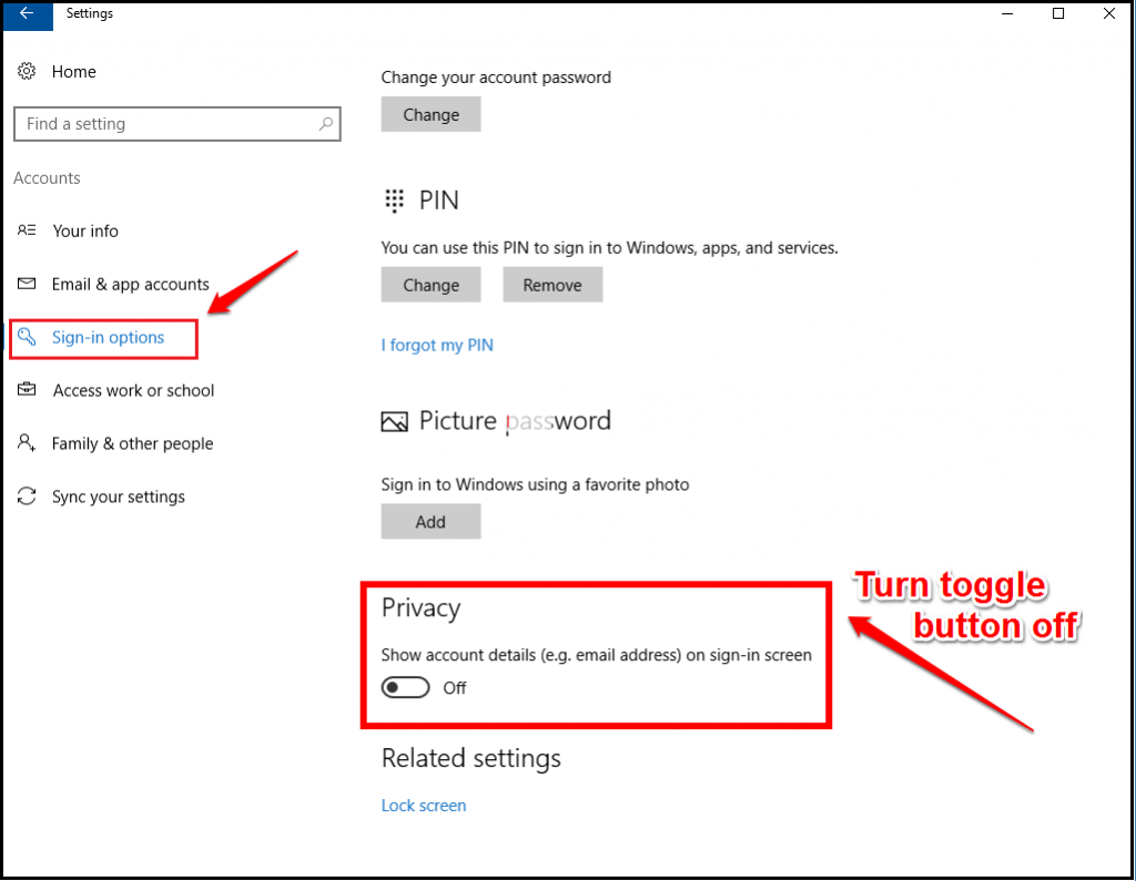 How To Hide Your Personal Info From The Windows 10 Login Screen