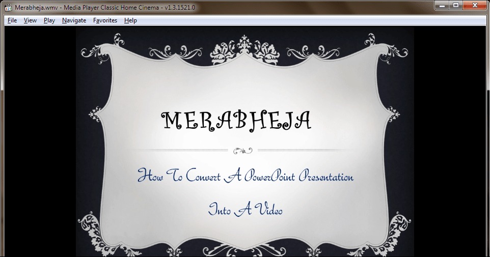How To Convert A PowerPoint Presentation Into A Video Or PDF File In 