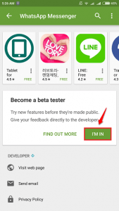 How to use and test beta version of apps on google play