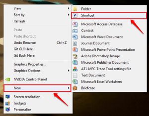 How to create a Desktop Shortcut of a CMD Command in Windows 11/10