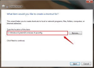 How to create a Desktop Shortcut of a CMD Command in Windows 11/10