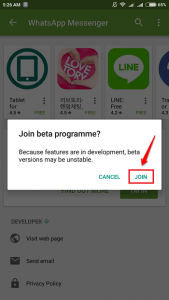 How to use and test beta version of apps on google play