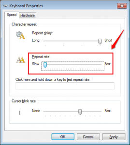 How To Change The Keyboard Repeat Rate And Repeat Delay In Windows 10/11