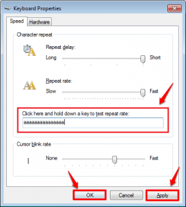 How To Change The Keyboard Repeat Rate And Repeat Delay In Windows 10/11
