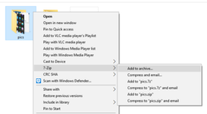 How to Password protect Your Zip file using 7 Zip