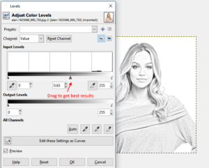 How to convert image to pencil drawing Quickly using GIMP