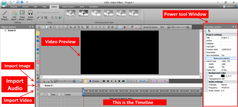 Complete VSDC tutorial with steps and tweaks