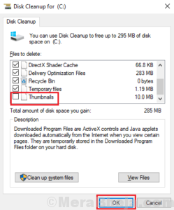 Stop Windows 10 from automatically deleting thumbnail cache