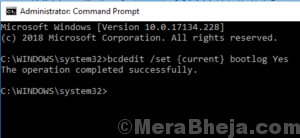 How to enable or disable Boot Log in Windows 10