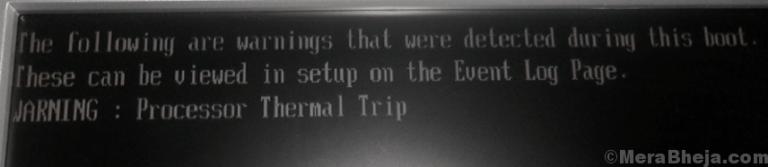 How to fix Processor Thermal Trip Error in Windows 10/11 PC