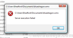 Fix Windows Media Player "Server Execution Failed" in Windows 10 / 11