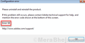 Fix Adobe Error 16 in Windows 10 / 11 [Solved]