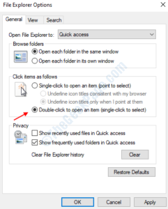 Fix Mouse Double Clicks on Single Click in Windows 10 / 11