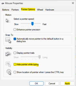 Fix Mouse Cursor keep disappearing inside text field, Documents in ...