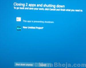 Disable shutdown anyway Prompt in Windows 10/11 and auto close program while Shut down