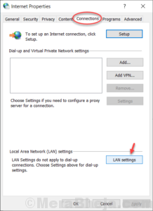 Fix Microsoft store Check your connection 0x80072EFD in Windows 10